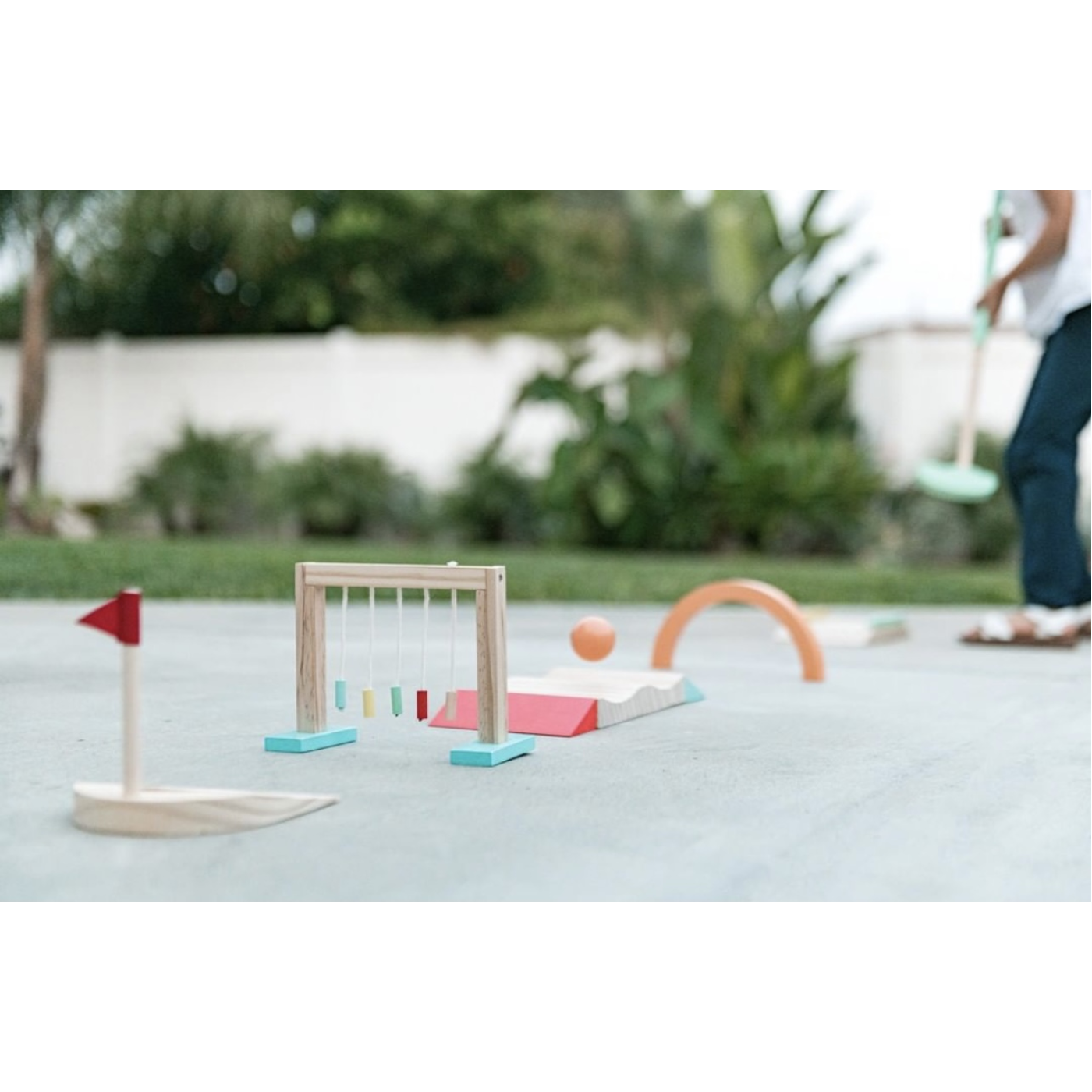 Wooden Mini Golf Game Set